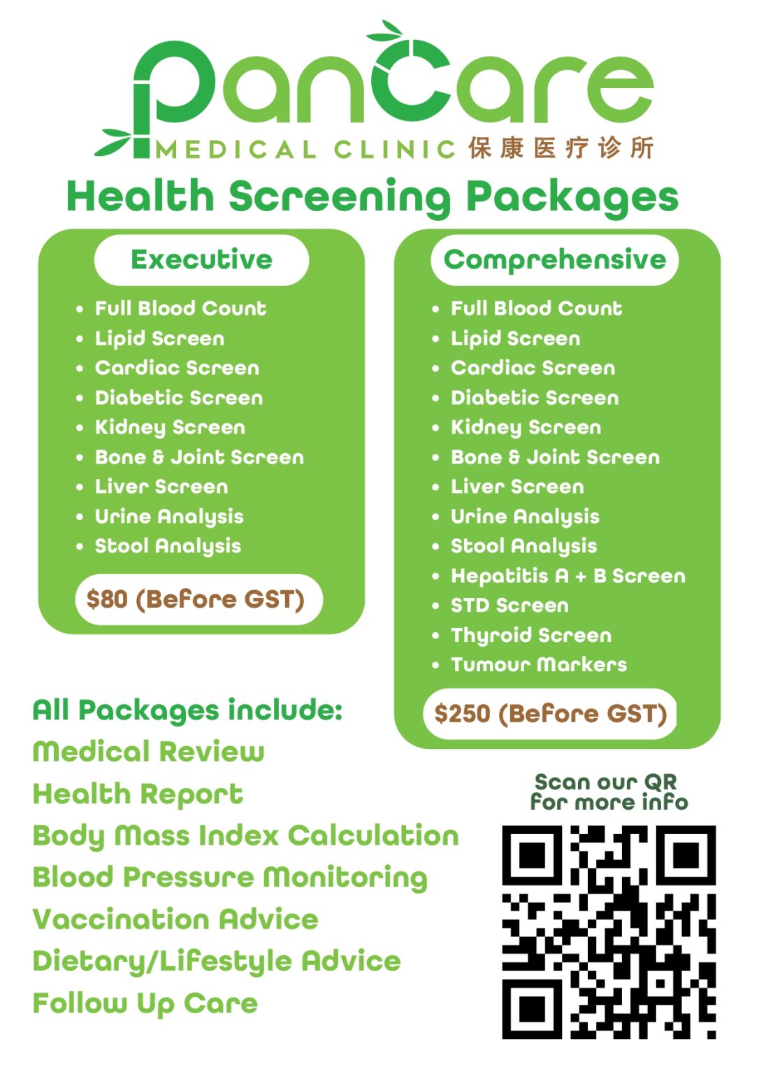 Health Screening – Pancare Medical